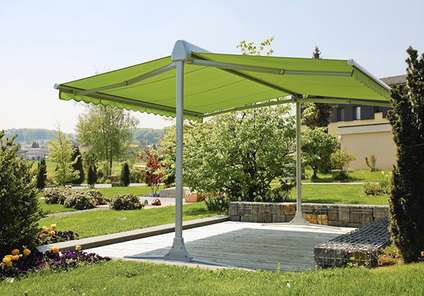 Måttanpassad Fristående Markis | Utomhus solskydd | Wallners